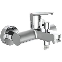 Sch&uuml;tte Wannenarmatur SCH&Uuml;TTE "Futura", silber (verchromt), B:15cm, Armaturen, Mischbatterie Badewanne, Wasserhahn Bad, Wannenarmatur in Chrom