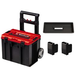 Einhell Werkzeugtrolley "E-Case L", rot (rot, schwarz), Aufbewahrungsboxen, für universelle Aufbewahrung von Werkzeug und Zubehör