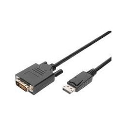 Digitus Adapterkabel DisplayPort > DVI-D schwarz, 5 Meter