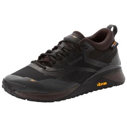 Trainingsschuh Reebok "NANO X4 ADVENTURE", Herren, Gr. 36, schwarz (schwarz, schwarz matter, grau 6), Synthetik, Textil, Schuhe, wasserabweisend