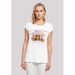 T-Shirt F4NT4STIC "Heroes of Childhood Tao Tao Childhood Memories", Damen, Gr. 4XL, wei&szlig;, Obermaterial: 100% Baumwolle, regular fit, Rundhals, ohne B&uuml;ndchen, Shirts T-Shirt, Retro, Heroes of Childhood, TV Serie