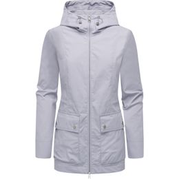 Outdoorjacke Ragwear "Monadetta A", Damen, Gr. S (36), lila (lavender), Obermaterial: 65% Polyester, 35% Baumwolle. Innenfutter: 100% Polyester, A-Linie Po-bedeckend, hoch geschlossener Ausschnitt, &Auml;rmel ohne &Auml;rmelschlitz abgesteppte Kante krempelbar, Jacken Outdoorjacke, Leichte Kapuzenjacke f&uuml;r die &Uuml;bergangszeit