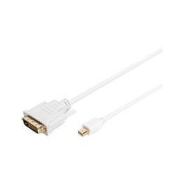 Digitus Adapterkabel mini-DisplayPort > DVI-D wei&szlig;, 2 Meter