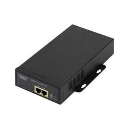Digitus Gigabit Ethernet PoE++ Injektor 802.3at, 95 W, PoE-Injektor schwarz