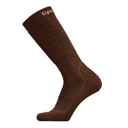 Socken UphillSport "ROVA", Damen, Gr. 35-38, braun, 63% Wolle, 25% Polyamid, 10% Polypropylen, 2% Elasthan, unifarben, Socken Socken, mit mehrlagiger Struktur