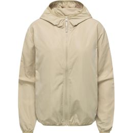 Outdoorjacke Ragwear "Vinzie C", Damen, Gr. L (40), beige, 100% Polyester, l&auml;ssig geschnitten h&uuml;ftlang, hoch geschlossener Ausschnitt, &Auml;rmel ohne &Auml;rmelschlitz elastischer Bund mit Gummizug, Jacken Outdoorjacke, Extraleichte &Uuml;bergangsjacke mit Kapuze