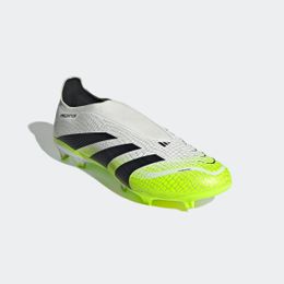 Fußballschuh adidas Performance "PREDATOR LEAGUE LACELESS FIRM/MULTI-GROUND", Damen, Gr. 44, bunt (cloud weiß, core schwarz, lucid lemon), Synthetik, Textil, Schuhe, geeignet für Rasen- und Kunstrasenplätze