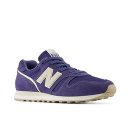 Sneaker New Balance "373", Damen, Gr. 36,5, schwarz (dream state), Leder, Synthetik, Schuhe Sneaker