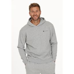 Kapuzensweatshirt Virtus "Kritow", Herren, Gr. XL, grau (hellgrau), 100% Polyester, unifarben, normal, ohne Ausschnitt, Sweatshirts, mit angenehmer Kapuze
