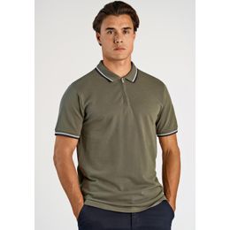 Poloshirt LINDBERGH "LINDBERGH Poloshirt", Herren, Gr. S, gr&uuml;n (air force gr&uuml;n), Obermaterial: 100% Baumwolle, l&auml;ssig geschnitten, Shirts