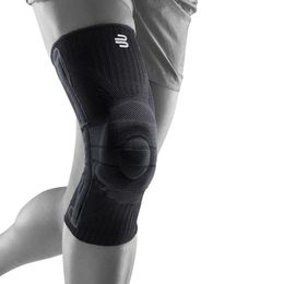 Kniebandage Bauerfeind "Knee Support", Damen, Gr. M, schwarz, Obermaterial: 57% Baumwolle, 41% Polyester, 2% Elasthan, Bandagen Kniebandage