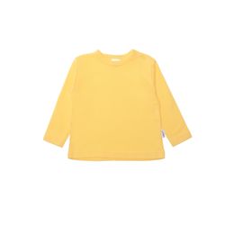 Sweatshirt Liliput "Zitrone squeeze the day", M&auml;dchen, Gr. 74/80, gelb (wei&szlig;, gelb), 100% Baumwolle, bedruckt, normal, Rundhals, Sweatshirts Sweatshirt, mit Druckkn&ouml;pfen auf der Schulter