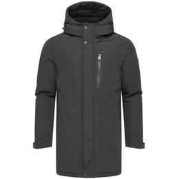 Wintermantel STONE HARBOUR "Phinoo XX", Herren, Gr. XXL (56), schwarz, Obermaterial: 100% Polyester. Innenfutter: 100% Polyester. Wattierung: 100% Polyester. &Auml;rmelfutter: 100% Polyester, gerade ca. Mitte Oberschenkel, hoch geschlossener Ausschnitt, verstellbar normaler Saum mit Druckknopf,verstellbar, M&auml;ntel Wintermantel, Warmer Herren Winterparka mit gef&uuml;tterter Kapuze