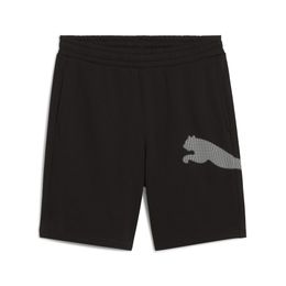 Trainingsshorts Puma "Train All Day Big Logo Gestrickte Shorts Herren", Damen, Gr. L, Normalgrößen, schwarz, Obermaterial: 70% Baumwolle, 30% Polyester; Taschenfutter: 100% Baumwolle, regular fit, Hosen