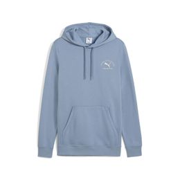 Hoodie Puma "Puma Class Graphic Hoodie Herren", Herren, Gr. M, cool blau, 66% Baumwolle, 34% Polyester, normal, Sweatshirts Hoodie