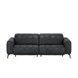 Natuzzi Editions Ledersofa mit Kopfteilverstellung Portento schwarz Ma&szlig;e (cm): B: 232 H: 78 T: 109.0 &raquo; M&ouml;bel Kraft