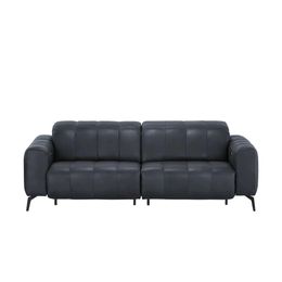 Natuzzi Editions Ledersofa mit Kopfteilverstellung Portento blau Ma&szlig;e (cm): B: 232 H: 78 T: 109.0 &raquo; M&ouml;bel Kraft