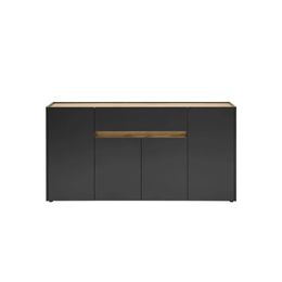 M&ouml;bel Kraft Sideboard grau Ma&szlig;e (cm): B: 170 H: 84 T: 40.0 &raquo; M&ouml;bel Kraft