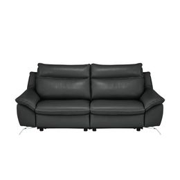 Natuzzi Editions Sofa aus Echtleder Orlando schwarz Ma&szlig;e (cm): B: 212 H: 94 T: 95.0 &raquo; M&ouml;bel Kraft