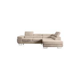 Selsey Ecksofa mit Schlaffunktion Stevil beige Ma&szlig;e (cm): B: 275 H: 90 &raquo; M&ouml;bel Kraft