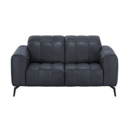 Natuzzi Editions Ledersofa mit Kopfteilverstellung Portento blau Ma&szlig;e (cm): B: 164 H: 78 T: 109.0 &raquo; M&ouml;bel Kraft