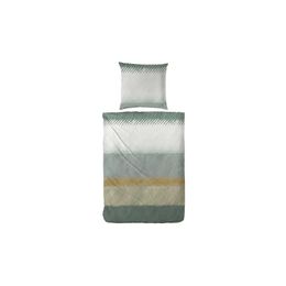 M&ouml;bel Kraft Flanell Bettw&auml;sche-Set gr&uuml;n Ma&szlig;e (cm): B: 135 H: 1 &raquo; M&ouml;bel Kraft
