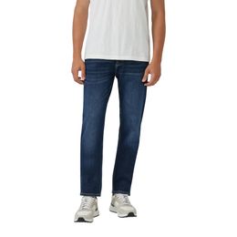 Regular-fit-Jeans s.Oliver, Herren, Gr. 32, L&auml;nge 32, blau (dk blau), Denim/Jeans, Obermaterial: 99% Baumwolle, 1% Elasthan, unifarben, regular fit kn&ouml;chellang, Jeans, im Five-Pocket Style