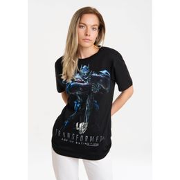 T-Shirt logoshirt "Transformers - Age Of Extinction", Damen, Gr. L, schwarz, 100% Baumwolle, bedruckt, normal, Rundhals, Shirts T-Shirt, mit lizenziertem Print
