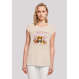 T-Shirt F4NT4STIC "Heroes of Childhood Tao Tao Childhood Memories", Damen, Gr. 4XL, wei&szlig; (sandwei&szlig;), Obermaterial: 100% Baumwolle, regular fit, Rundhals, ohne B&uuml;ndchen, Shirts T-Shirt, Retro, Heroes of Childhood, TV Serie