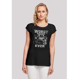 T-Shirt F4NT4STIC "Suicide Squad Worst Heroes Ever", Damen, Gr. 4XL, schwarz, Obermaterial: 100% Baumwolle, regular fit, Rundhals, ohne B&uuml;ndchen, Shirts T-Shirt, Print