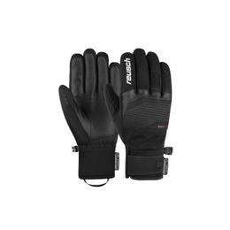 Skihandschuhe Reusch "Venom R-TEX XT", Damen, Gr. 8, schwarz (schwarz, schwarz), 88% Polyester, 10% Polyurethan, 2% Elasthan, mehrfarbig, Handschuhe, aus wasserdichtem und atmungsaktivem Material
