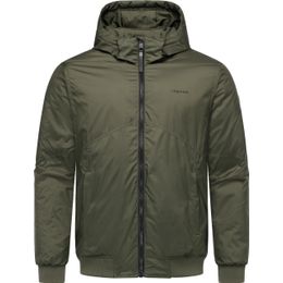 Outdoorjacke Ragwear "Sherwer YOUMODO", Herren, Gr. S (48), gr&uuml;n (olivgr&uuml;n), Obermaterial: 100% Nylon; Innenfutter: 100% Polyester; Wattierung: 100% Polyester, gerade h&uuml;ftbedeckend, hoch geschlossener Ausschnitt, elastischer Bund, Jacken Outdoorjacke, Herren Kapuzenjacke f&uuml;r k&uuml;hle Tage