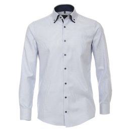 Businesshemd Venti "Venti Businesshemd uni", Herren, Gr. 38, Normalgr&ouml;&szlig;en, blau (hellblau), 100% Baumwolle, unifarben, schmal, Hemden