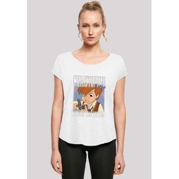 T-Shirt F4NT4STIC "Disney Winnie Puuh Der B&auml;r Christopher Robin", Damen, Gr. 4XL, wei&szlig;, Obermaterial: 100% Baumwolle, regular fit, Rundhals, ohne B&uuml;ndchen, Shirts T-Shirt, Print