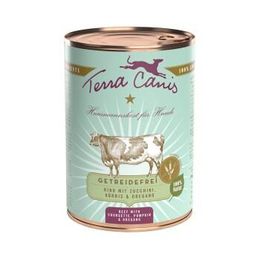 Terra Canis Getreidefrei Adult Rind mit Zucchini, K&uuml;rbis und Oregano 6x400 g