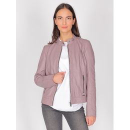 Lederjacke Maze "Marcie", Damen, Gr. L, lila (mauve), Obermaterial: 100% Lammleder; Futter: 100% Polyester, Jacken