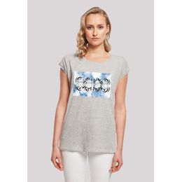 T-Shirt F4NT4STIC "Wickie und die starken M&auml;nner Turn Your Head", Damen, Gr. XXL, grau (erdgrau), Obermaterial: 100% Baumwolle, regular fit, Rundhals, ohne B&uuml;ndchen, Shirts T-Shirt, Retro, Heroes of Childhood, TV Serie