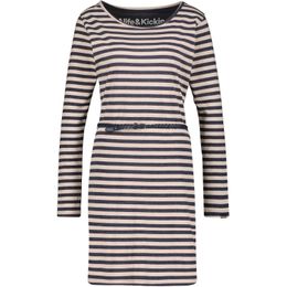 alife and kickin Blusenkleid ALIFE & KICKIN "Damen EllinAK Z", Damen, Gr. XS, Normalgr&ouml;&szlig;en, blau (marine), 65% Baumwolle, 35% Polyester, Kleider Blusenkleid