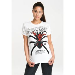 T-Shirt logoshirt "Spider-Man Birth", Damen, Gr. S, wei&szlig; (altwei&szlig;), 100% Baumwolle, bedruckt, normal, Rundhals, Shirts T-Shirt, mit lizenzierten Originaldesign