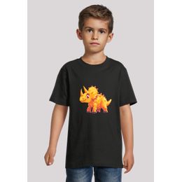 T-Shirt F4NT4STIC "Dinosaurier Süß", Mädchen, Gr. 110/116, schwarz, Obermaterial: 100% Baumwolle, regular fit, Rundhals, ohne Bündchen, Shirts, Premium Qualität