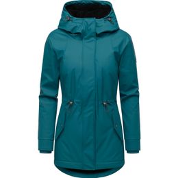 Funktionsjacke Ragwear "Monadis Rainy Warm", Damen, Gr. S (36), seegrün, Obermaterial: 100% Polyester, Innenfutter: 100% Polyester, Wattierung: 100% Polyester, Beschichtung: Polyurethan, tailliert hüftbedeckend, Ärmel ohne Ärmelschlitz Rippstrickbündchen, Jacken Funktionsjacke, Gefütterte Winterjacke mit Kapuze