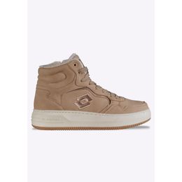 Lotto Damen Sneakerboots, Gr. 40beige, sanftes wei&szlig;, Synthetik, Textil, Schuhe, Winterschuhe, Schn&uuml;rboots, Sneaker, gef&uuml;ttert