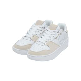 Karl Kani Herren Trainingsschuh "Karl Kani 89 Heel Logo beige", Gr. 38weiß, beige, Leder, Schuhe