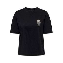 Only T-Shirt 'ONLVITA' Damen Gr&ouml;&szlig;e S schwarz / silber