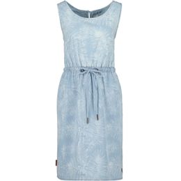 alife and kickin Jerseykleid ALIFE & KICKIN "Damen DojaAK", Damen, Gr. L, Normalgrößen, blau (light denim), 95% Baumwolle, 5% Elasthan, Kleider