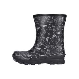Gummistiefel ZIGZAG "Cenerki kids", M&auml;dchen, Gr. 31, schwarz, Gummi, Schuhe Gummistiefel, mit warmer F&uuml;tterung