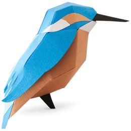 3D Papiermodell V&ouml;gel Alcedo Atthis
