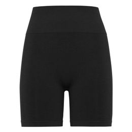 Shorts Plein Sport "Logo", Damen, Gr. XXL, US-Gr&ouml;&szlig;en, schwarz (02, schwarz), Obermaterial: 53% Polyamid, 37% Polyester, 10% Elasthan, Hosen Shorts
