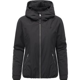 Winterjacke Ragwear "Dizzie Warm", Damen, Gr. L (40), schwarz, Obermaterial: 100% Polyester. Innenfutter: 100% Polyester. Wattierung: 100% Polyester, Basic, figurumspielend h&uuml;ftbedeckend, hoch geschlossener Ausschnitt, &Auml;rmel ohne &Auml;rmelschlitz Rippb&uuml;ndchen mit Gummizug, Jacken Winterjacke, Wasserdichte Damen Jacke mit Kapuze