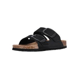 Sandale CRUZ "Bundao", Damen, Gr. 37, schwarz, Polyurethane, Schuhe Schlappen Pantolette, mit bequemer Korksohle
